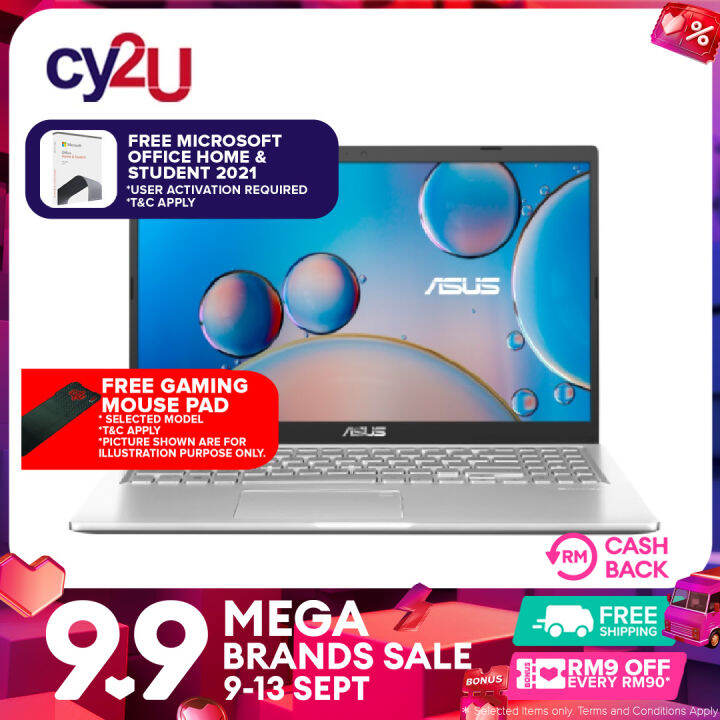 Asus Vivobook M515D-AEJ1588WS 15.6" FHD Laptop - Transparent Silver ...