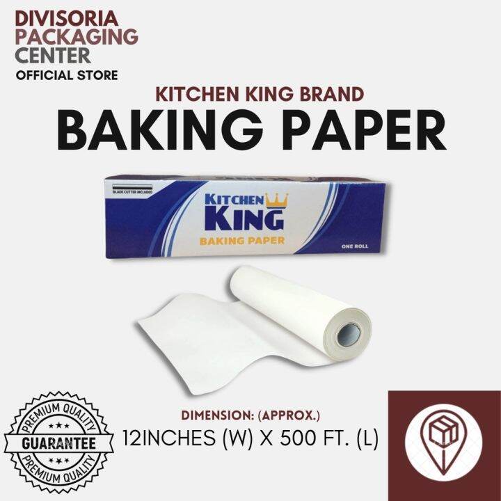 Baking Paper Jumbo Roll 500 ft. (L) x 30cm (W) Kitchen King brand ...