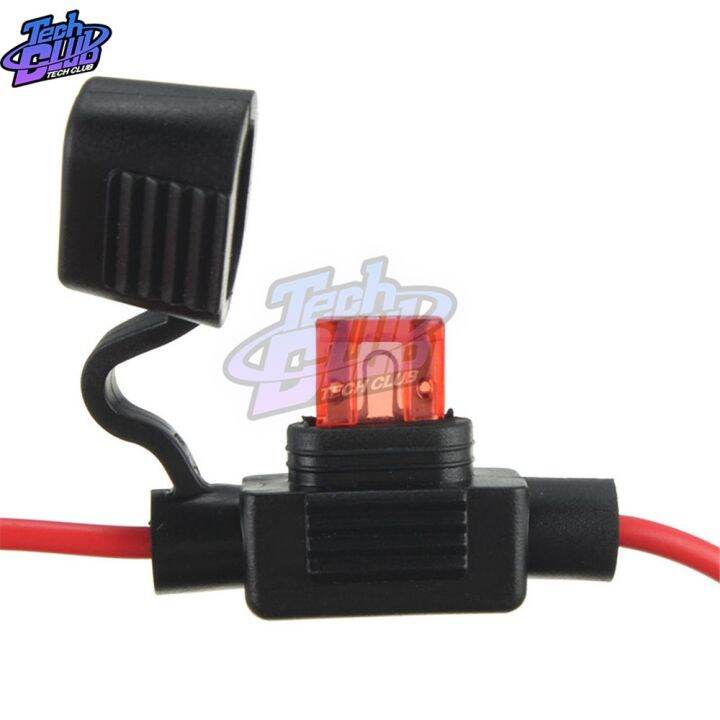 【CW】 Socket Small Type inline InLine Fuse Holders with 10A auto Car ...