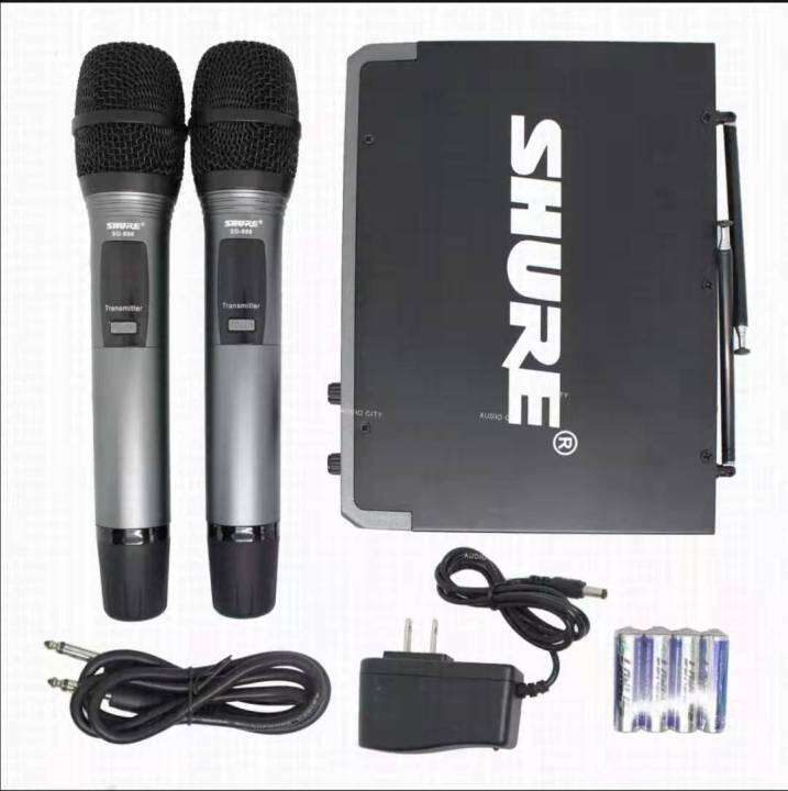 Shure /MEGAPRO SM-6800/UR-56D/SG-800/MP-800 2 Channel UHF Professional ...