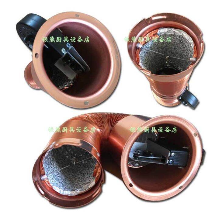 Copper wheel cable box spring box reinforced hook Korean barbecue smoke ...