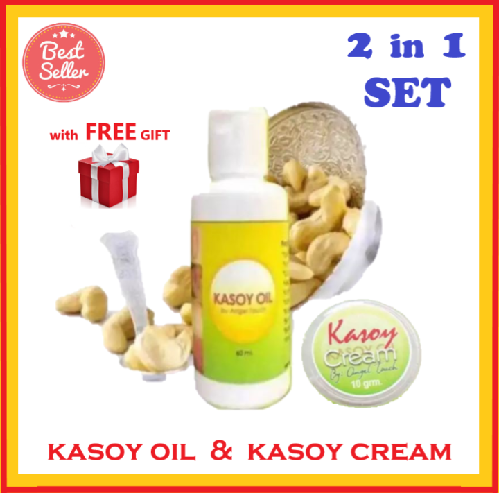 PURE ORGANIC KASOY OIL WITH FREE KASOY CREAM 100% EFFECTIVE WARTS ...