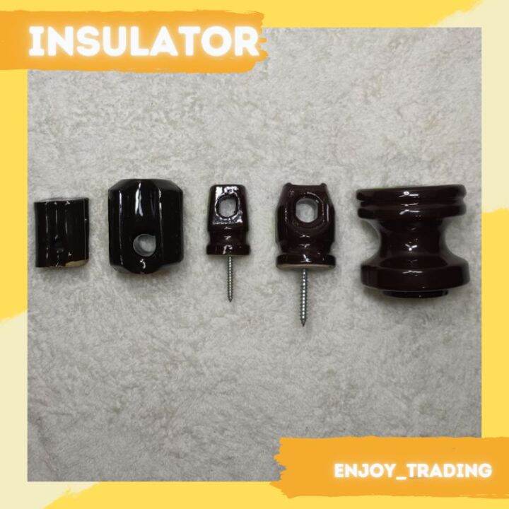 PER PIECE Porcelain Insulator Ball Insulator Screw Insulator Spool ...