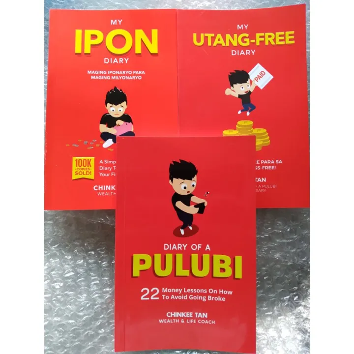 3n1 Bundle Diary of a Pulubi My Ipon & My Utang-Free Diary Iponaryo Chinkee Tan Books Self-help ...