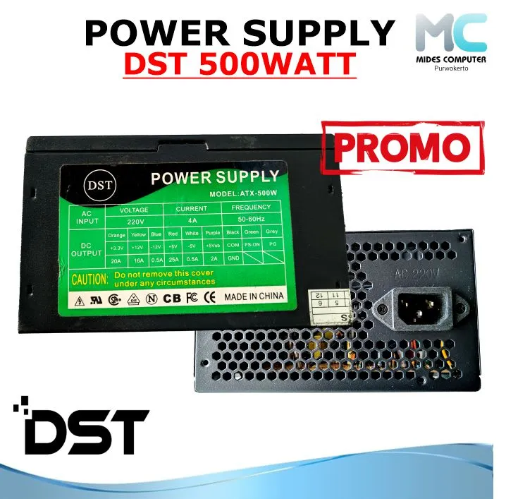 PSU Power Supply 500 Watt W Pure | Lazada Indonesia