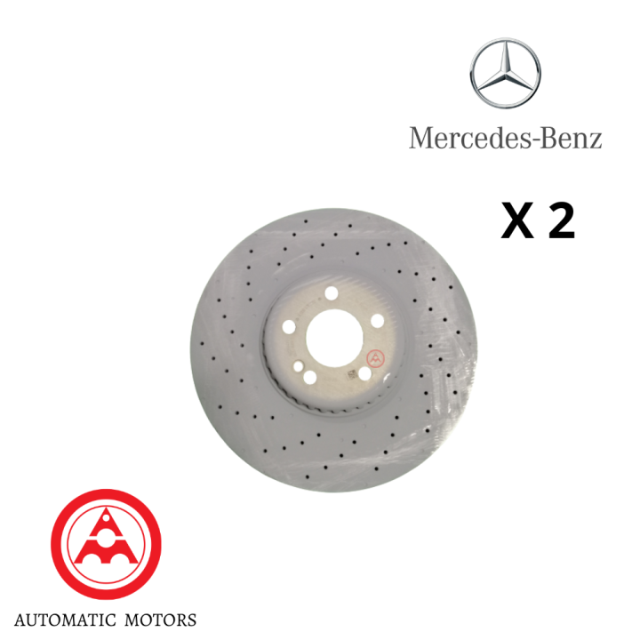 Original Mercedes Benz Front Brake Disc SET W253-GLC250 Amg / Sports ...