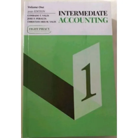 INTERMEDIATE ACCOUNTING VOL.1 | Lazada PH INTERMEDIATE ACCOUNTING VOL.1 | Lazada PH