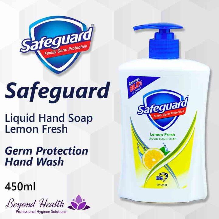 Safeguard Lemon Fresh Liquid Hand Wash 450ml Liquid Hand Soap ...
