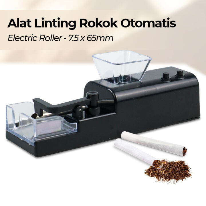 [lintingan bako] GIZEH Alat Linting Rokok Otomatis Electric Roller 7.5 ...