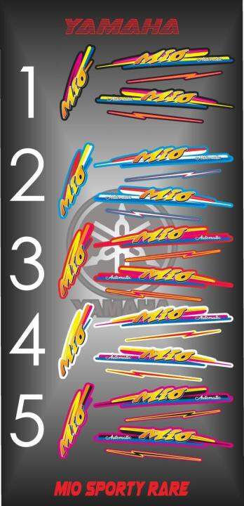 Stiker Yamaha Mio Sporty Rare | Lazada Indonesia