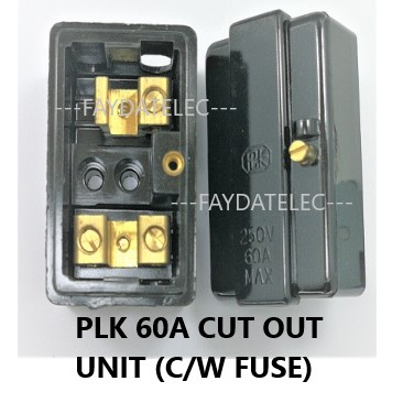 63A CUT OUT UNIT WITH FUSE PLK 60/CO | Lazada