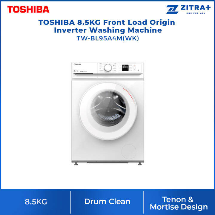 TOSHIBA 8.5KG Front Load Inverter Washing Machine TW-BL95A4M(WK) | Ultra Fine Bubble | Origin ...