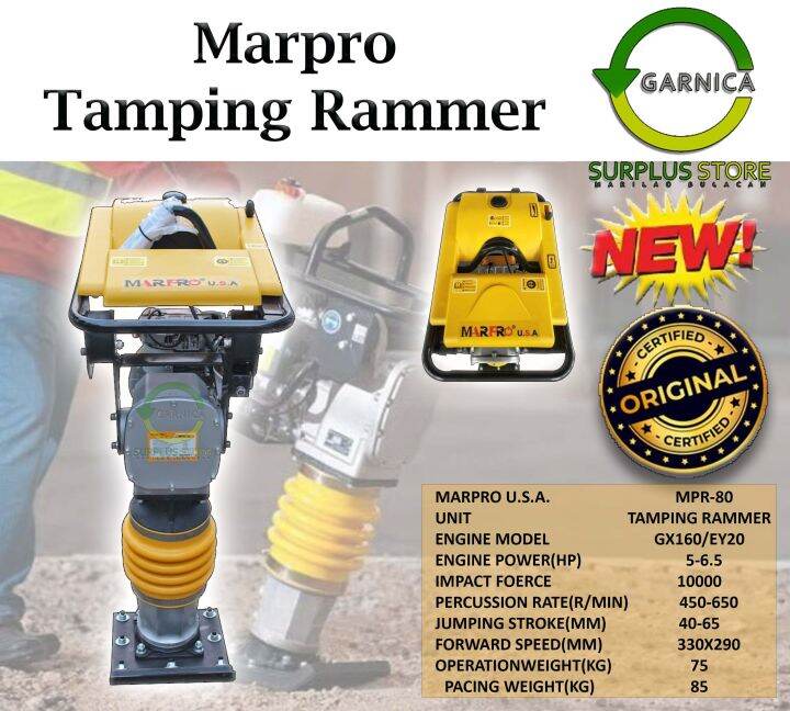 MARPRO Tamping Rammer MPR-80 | Lazada PH