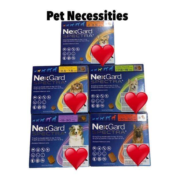NexGard Spectra Chewable Tablet for Dogs with STICKER | Lazada PH