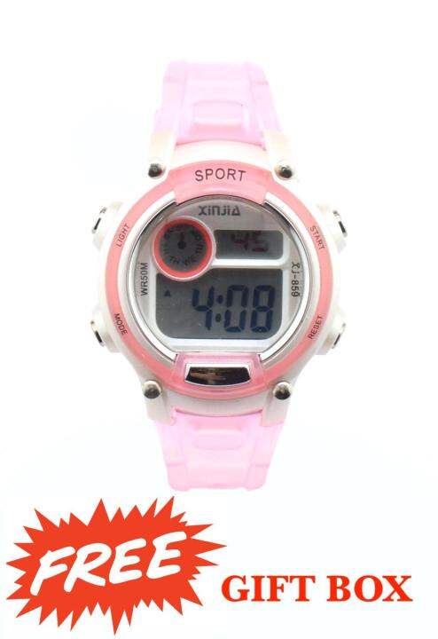 Xinjia Kid's Digital Waterproof Sports Watch XJ-859 free Alkaline ...
