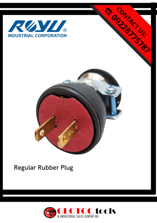 ROYU Regular Rubber Plug REDPL201 | Lazada PH