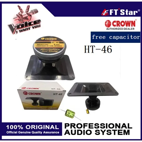 Crown HT-46 150 watts Horn Tweeter Speaker (Original) | Lazada PH