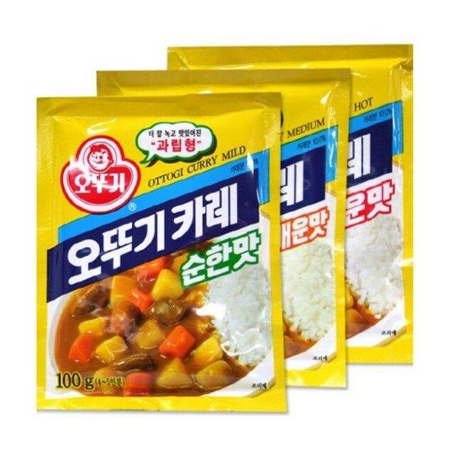 OTTOGI CURRY POWDER 100g ( MILD / MEDIUM / SPICY AND JJAJANG ) | Lazada PH
