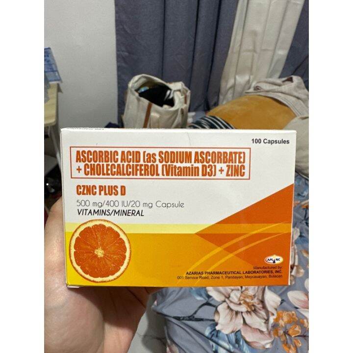 VITAMIN C VITAMIN D ZINC (CGEN PLUS D/ CZNC PLUS D) 100 CAPSUKES ...