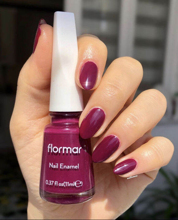 517 CHIC RASPBERRY - NAIL ENAMEL FLORMAR NEW FORMULA MAXI BRUSH ORIGINAL TURKI - KUTEK FLORMAR ...