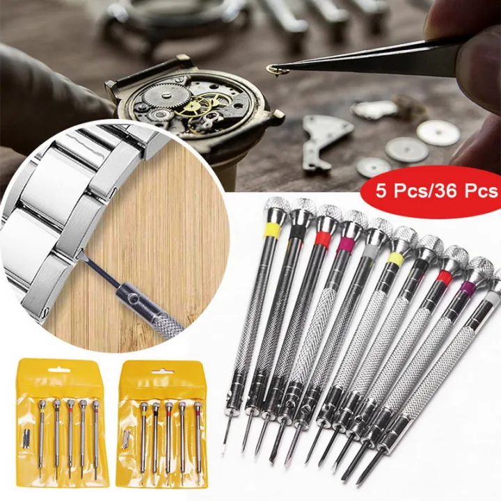 1Set Industrial Screwdriver Set Watch Repair Screw Tool Kit | Lazada PH
