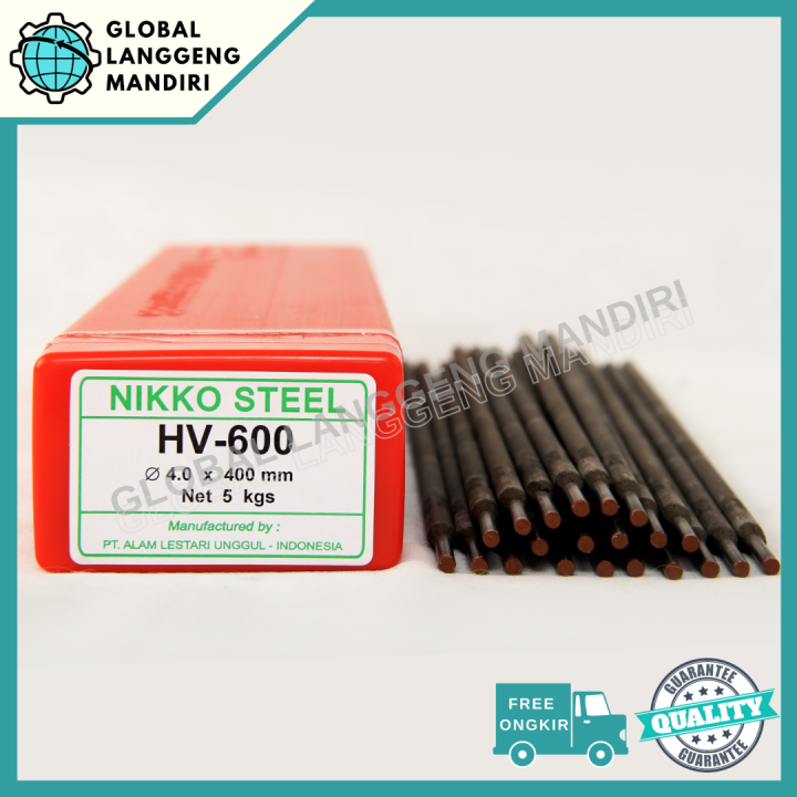KAWAT LAS HV600 4.0MM NIKKO STEEL (5KG) / KAWAT LAS STICK HV 600 4.0MM | Lazada Indonesia