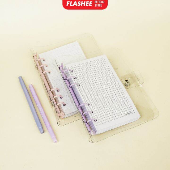 Buku Catatan Notebook Transparant Binder Note A6 Aesthetic Lucu 100 ...