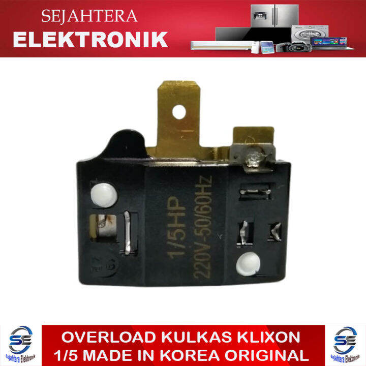 OVERLOAD KULKAS GEPENG KLIXON 1/5HP MADE IN KOREA ORIGINAL / Cocok ...