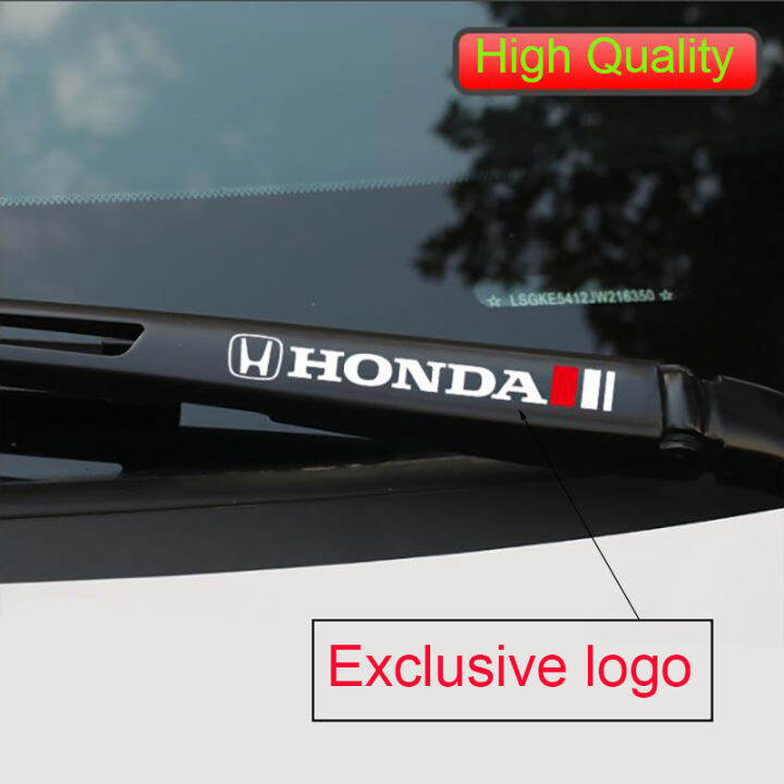 Auto Window Wiper Vinyl Stickers For Honda City FIT Civic Accord CRV ...