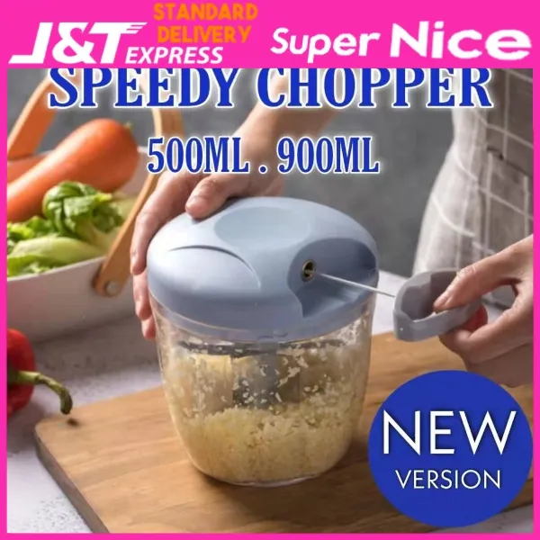 SN 500ML 900ML SPEEDY CHOPPER PENCINCANG GRINDER BLENDER PULL CUTTER MINI CHOPPER HAND PULL ...