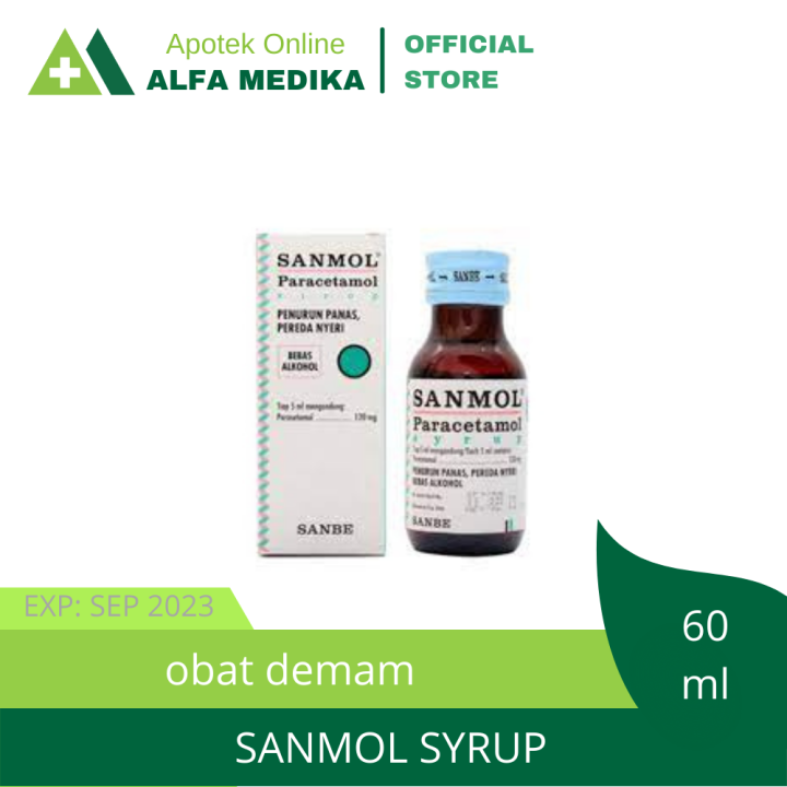 Sanmol Sirup 60 ml | Lazada Indonesia