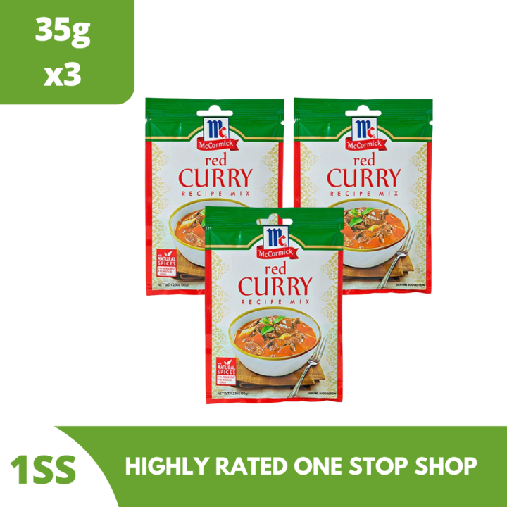 McCormick Red Curry Recipe Mix, 35g Set of 3 | Lazada PH