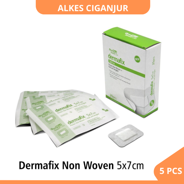 Dermafix 5x7 Plester Plesterin Penutup Luka Anti Kedap Air Onemed isi 5 ...