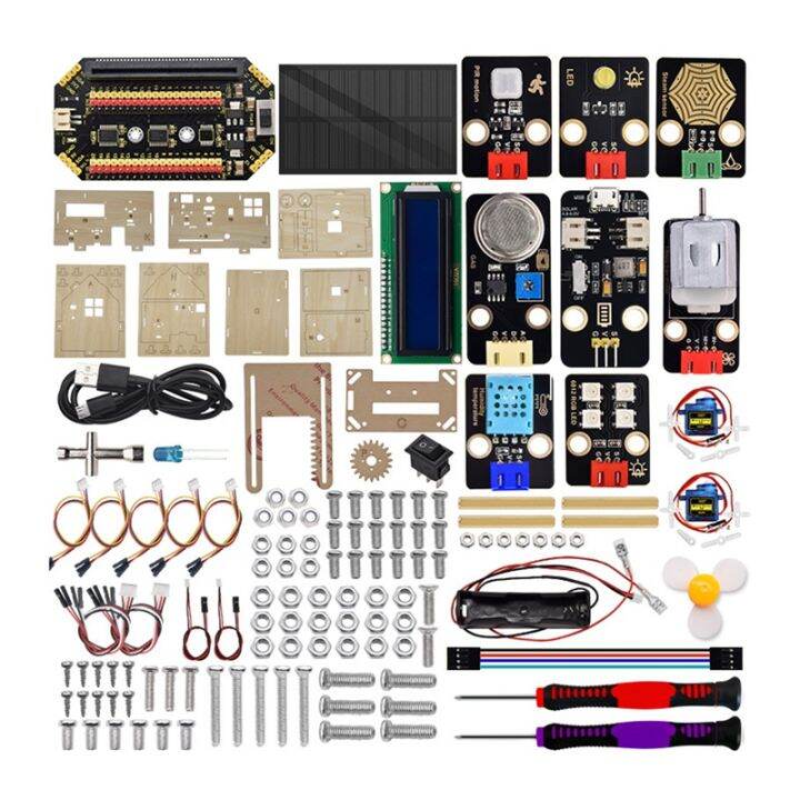Microbit Starter Smart Home Kit for BBC Micro:Bit Starter Kit DIY STEM Python & Makecode ...