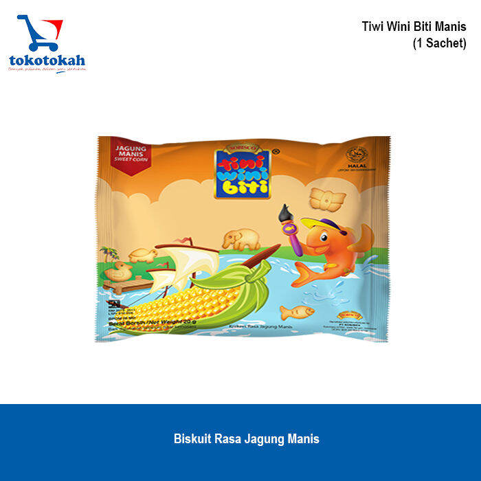 TINI WINI BITI biskuit anak Coklat 20 g bentuk binatang 10 sachet ...