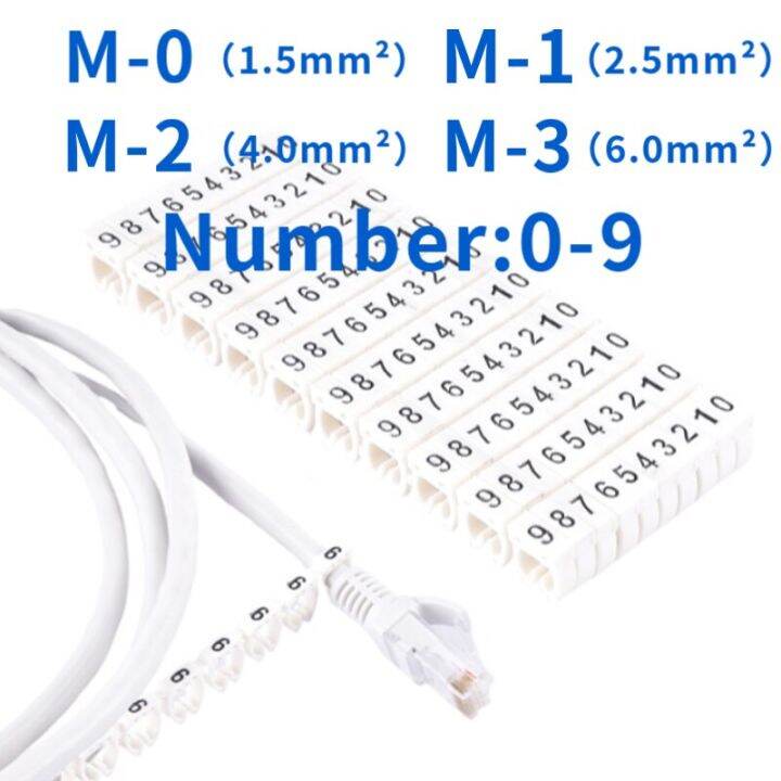 Cable Wire Marker Tag Label Network Cable for Cat5e Cat6 Type ...