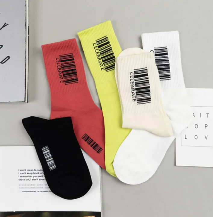 Korean Socks - Barcode Socks - Iconic Socks | Lazada PH