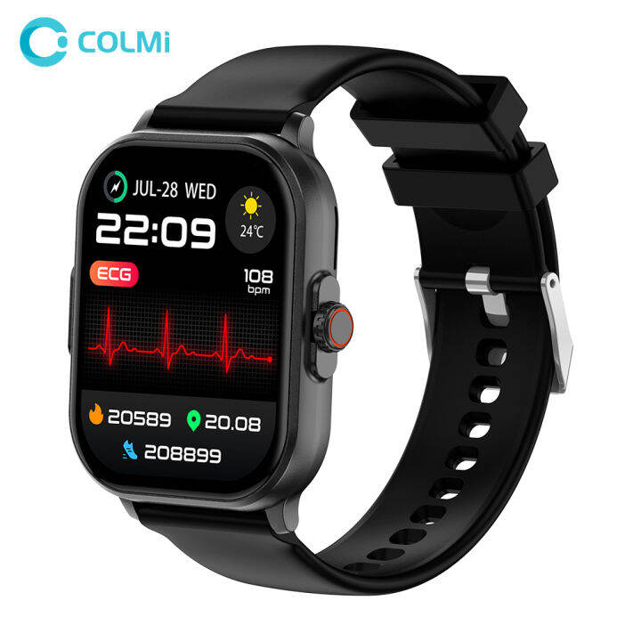 COLMI C63 Smart Watch ECG Blood Glucose IP68 Waterproof for Couple ...