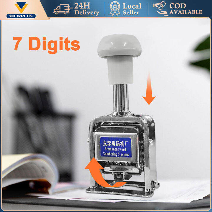 Numbering Machine Stamp Self inking Automatic Numbering Machine Digit ...