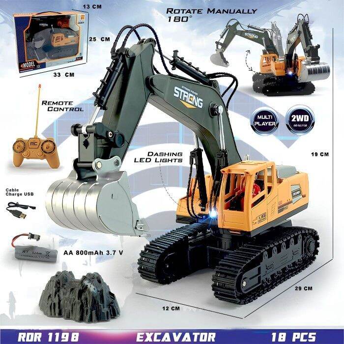 Mobil Remote kontrol RC eskavator excavator | Lazada Indonesia