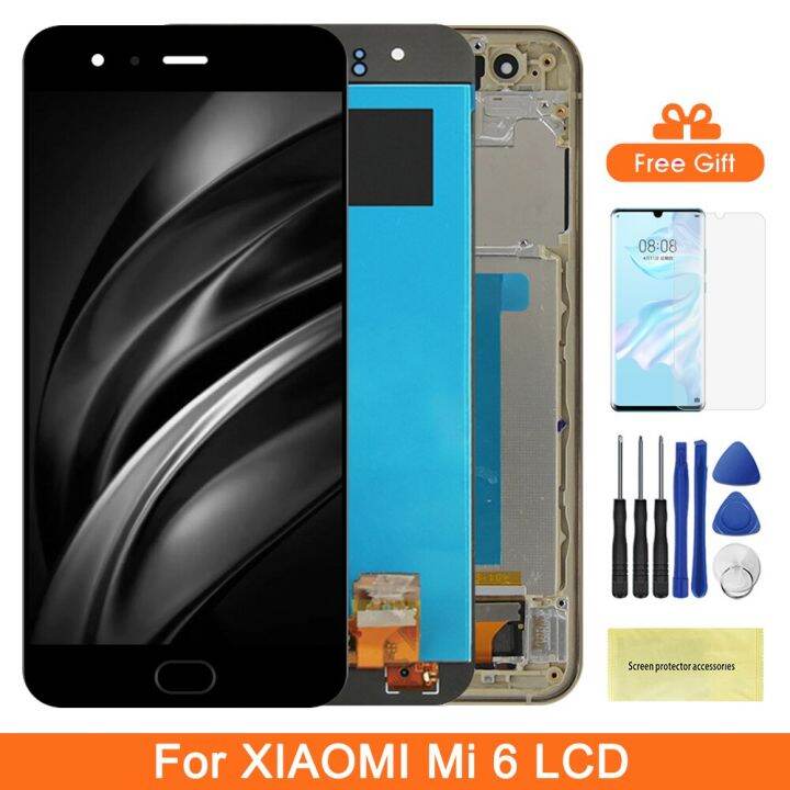 Mi 6 Display Screen for Xiaomi Mi 6 Mi6 MCE16 Lcd Display Touch Screen Digitizer with Frame ...