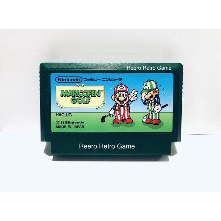 Mario Open Golf ตลับ Famicom (FC) ของแท้จากญี่ปุ่น สภาพสวย.hvc-ug ...