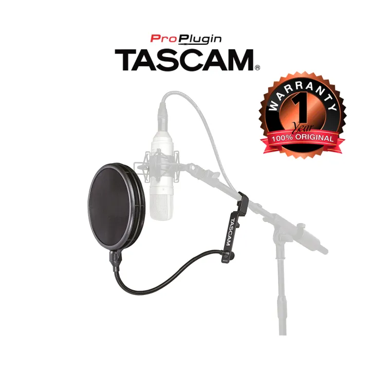 Tascam TM-AG1 Pop Filter อุปกรณ์กันลมสำหรับไมโครโฟน แบบไนล่อน (ProPlugin) | Lazada.co.th