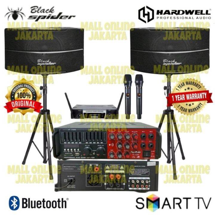 Paket karaoke blackspider 10 inch spx450 crossover sound system spx 450 ...