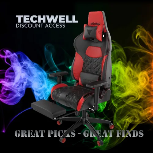 Gamdias Achilles P1 Black/Red Multi-Color RGB Gaming Chair | Lazada PH