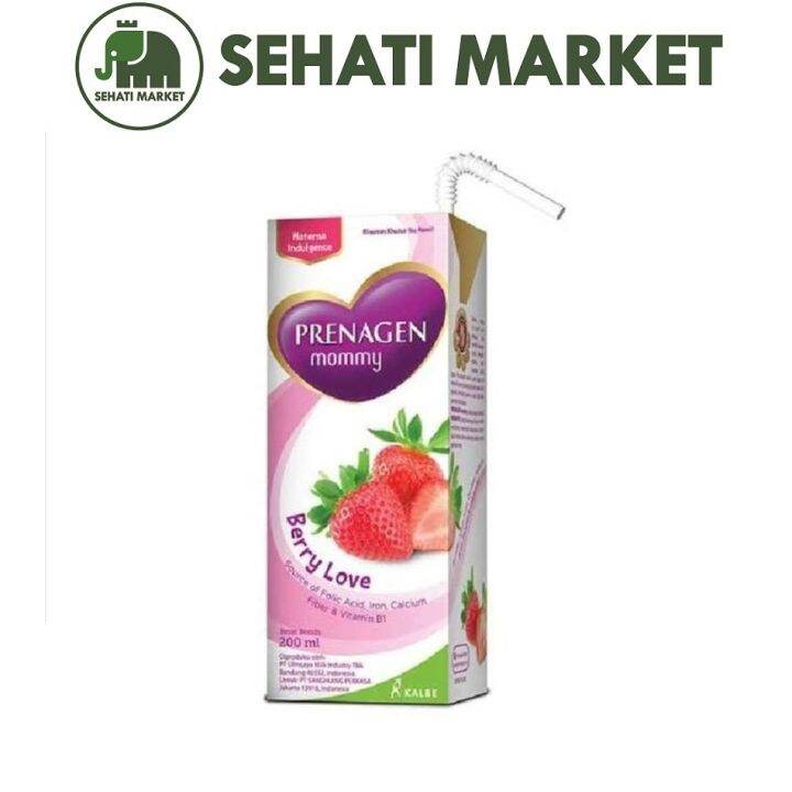 PRENAGEN MOMMY SUSU IBU HAMIL UHT MILK BERRY LOVE 200ml 200 ml | Lazada Indonesia