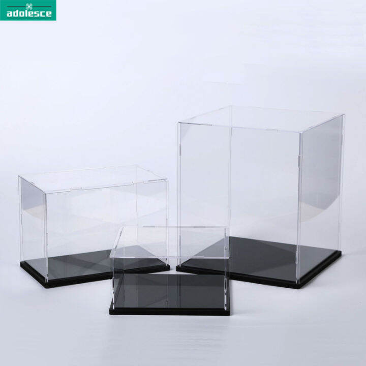 AD【ready Stock】Display Case อะคริลิคใสของสะสมเพิ่มความสูง Dust-Proof ...