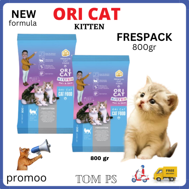 Oricat kitten 800 gr ori cat makanan kucing anakan 800gr freshpack ...