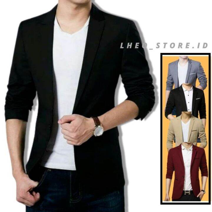 Blazer Pria Stylish I Blezer Pria I Blazer Pria Slimfit I Blazer Pria ...