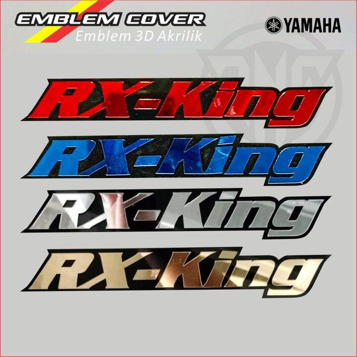 Emblem Yamaha RxKing Logo Motor 3D Akrilik Variasi Modip bukan stiker ...